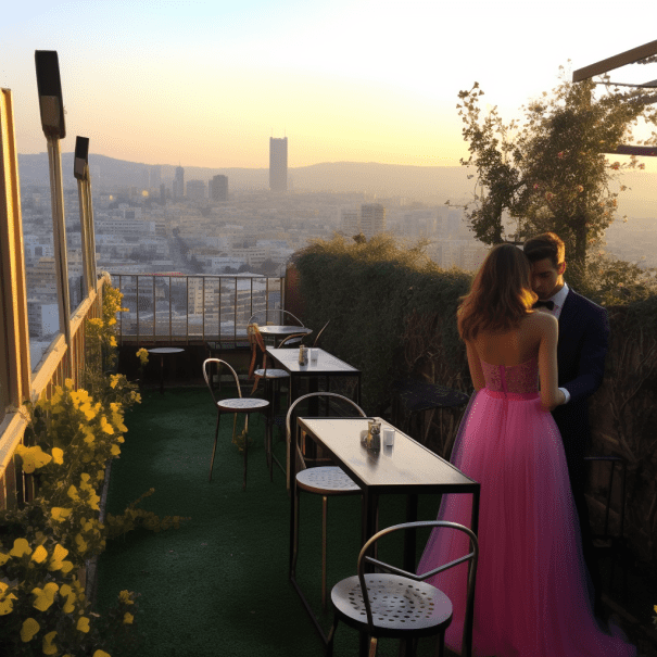 Pink Sky Rooftop - The Smallville Hotel